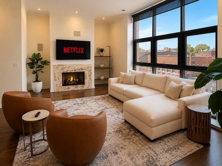 West Town Lookout • Spacious • Modern • Sleeps 4 - Chicago, IL
