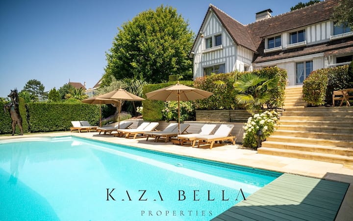 Kaza Bella - Amazing Villa With Sea View And Pool - Benerville-sur-Mer