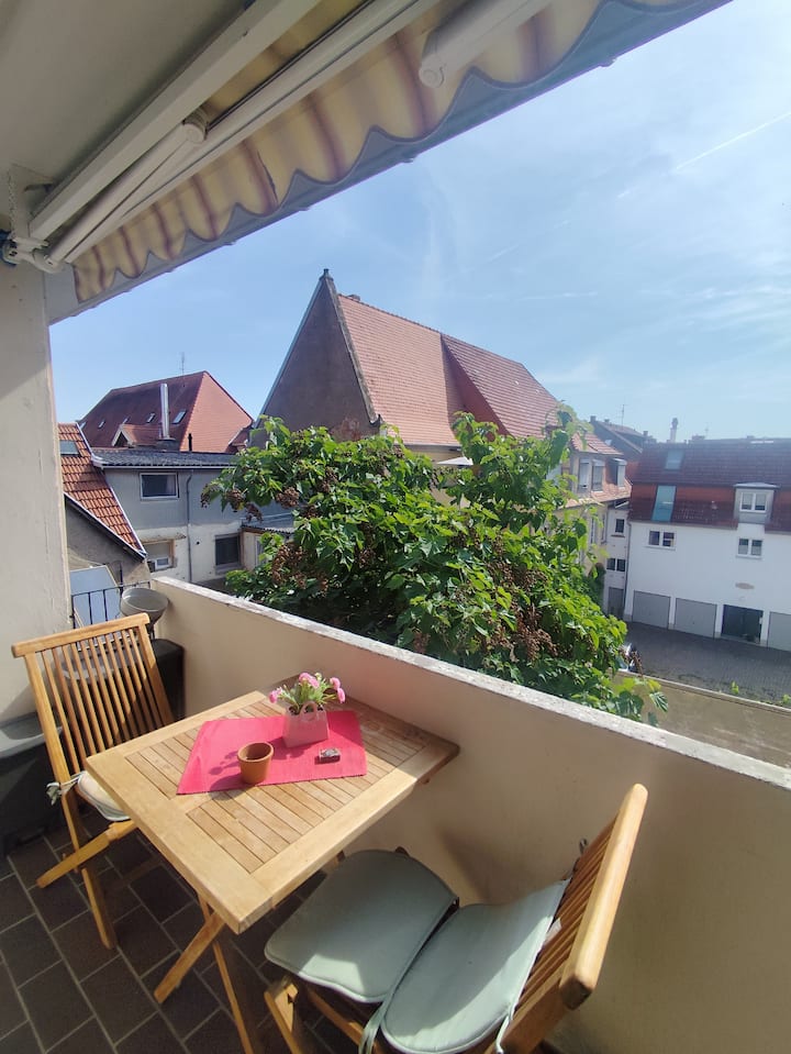 Altstadt-oase Mit Balkon | 80 M² | 4 Gäste | 3 Zkb - Landau