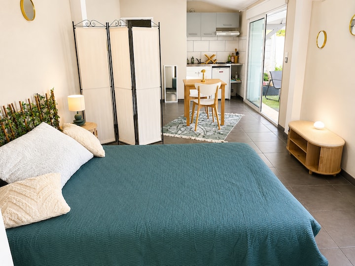 Appt Cosyjardin Bordeaux à 7 Min/arcachon & Océan - Pessac
