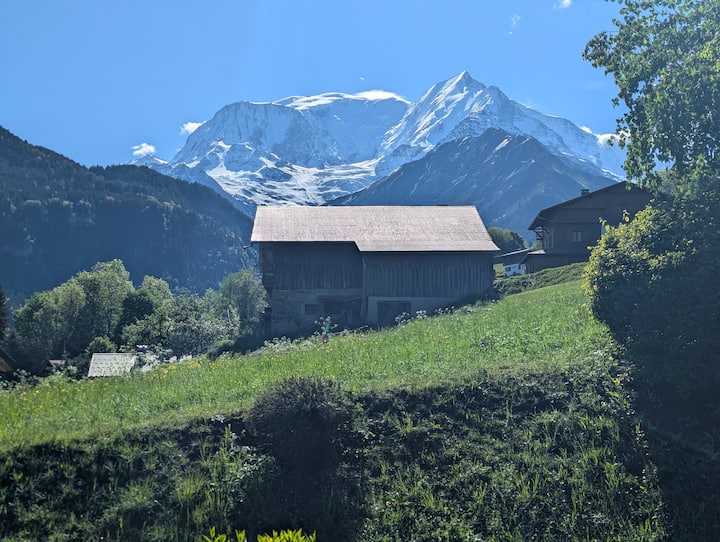 Chalet 5 Personnes Face Au Mont-blanc - Saint-Gervais-les-Bains