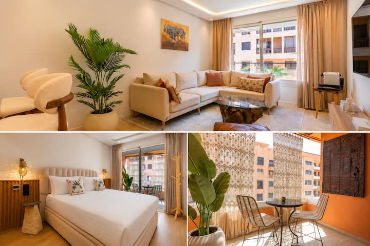 Casa Terra 1 Bed Apartment With Terrace In Gueliz - Marrakesch