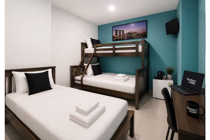 Quintuple Room @Covenient Farrer Park Hotel Sg 2 - Singapore