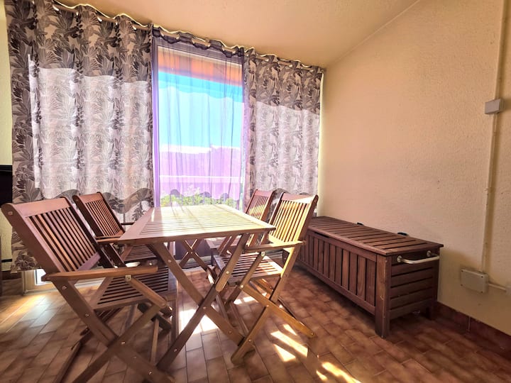 À 4 Min à Pied De La Mer, T1 Avec Loggia 4 Pers. - Saint-Mandrier-sur-Mer