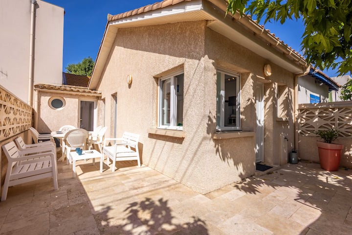 Le Patio De La Mer – T2 Confort & Terrasse à Valra - Valras-Plage