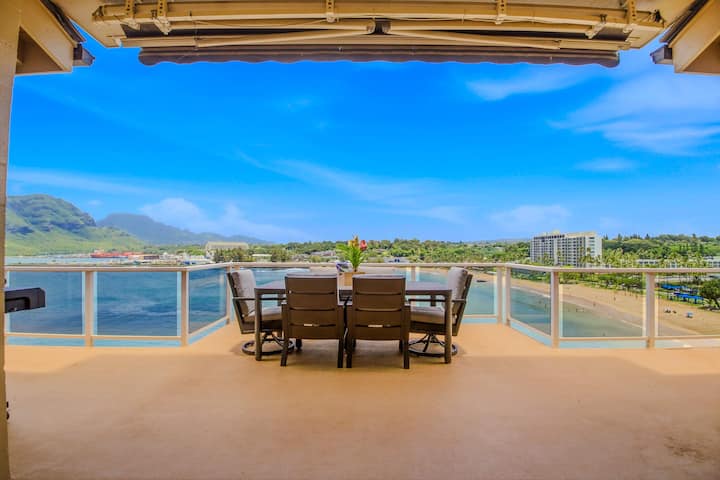 Stunning Kauai Cliffside Estate Over Kalapaki Bay - Kauai, HI