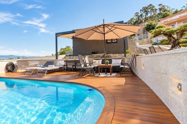 Vistas Al Mar | Piscina Climatizada | Ac | Terraza - Vigo