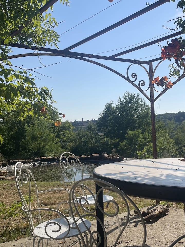 Gîtes 4 Personnes Avec Vue Incroyable - Dordogne