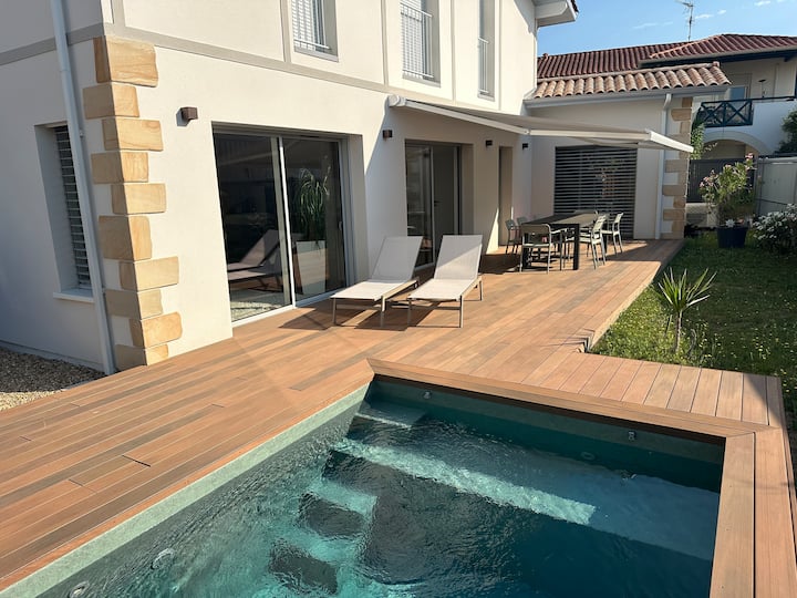 Maison Familiale Avec Piscine - 5 Cantons Anglet - Anglet