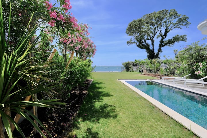 Villa 1ère Ligne - Accès Plage - Vue Et Piscine - Arcachon