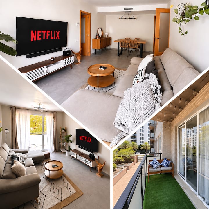 Apt City Of Arts And Sciences To 8 Min I Ac | Wifi - Valence en Espagne