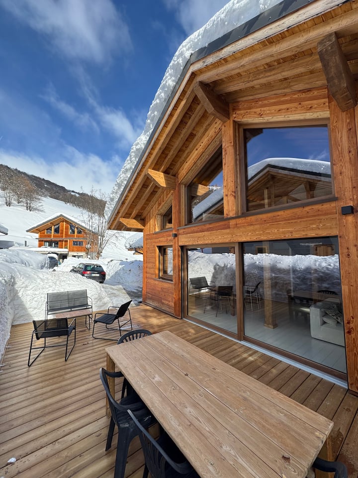 Chalet Bois Au Cœur Des Montagnes Et Au Calme - Valloire