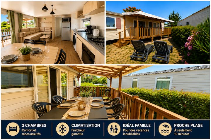 Bungalow 332-3 Chambres- Clim-lac Des Rêves - Palavas-les-Flots