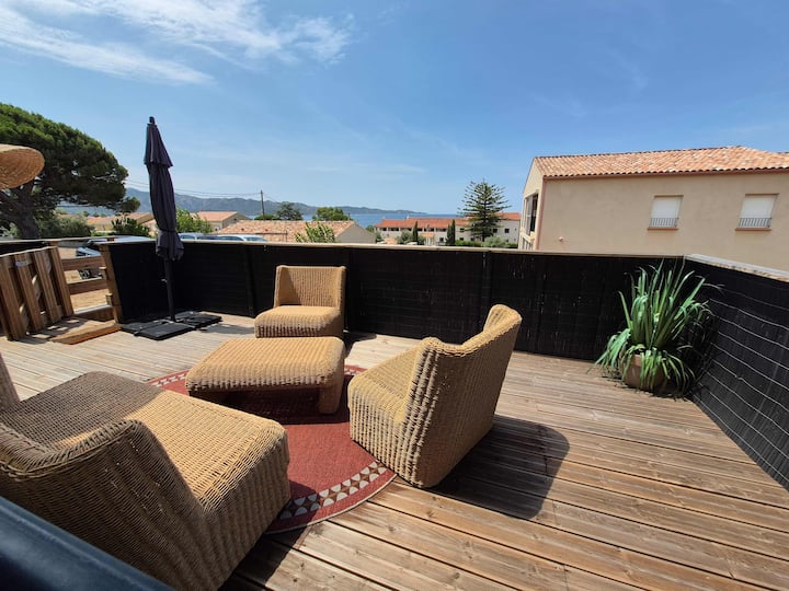 Appartement Avec Vue Sur Le Coucher De Soleil - Saint-Florent