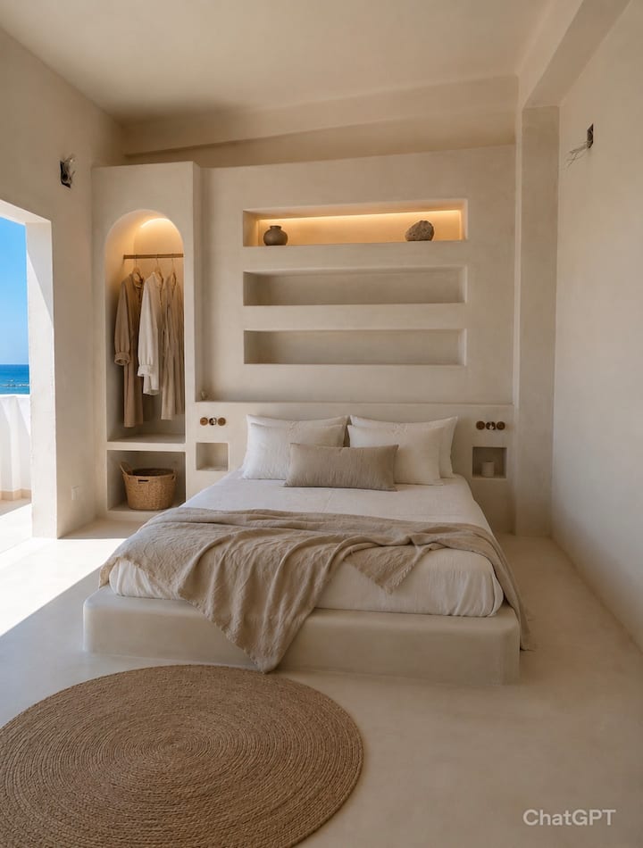 The Heyblue Suite T | Old Town | Aegean Seaview - Naxos
