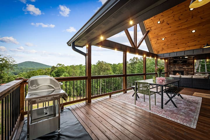 Rosewood Bluff - Sauna, Hot Tub, Mahjong, Karaoke - Blue Ridge, GA