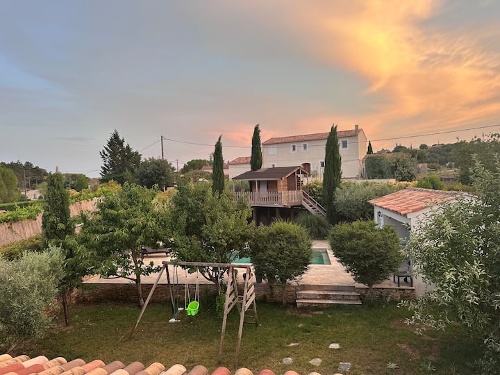 Maison Avec Piscine Et Cabane - Gréoux-les-Bains