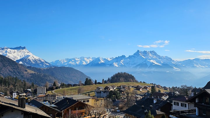 Appartement Avec Vue Imprenable Proche Du Centre - Leysin