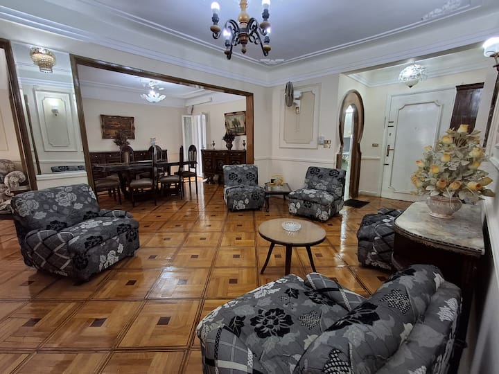 190sqm Furnished Apartment In Roushdy - Alexandria