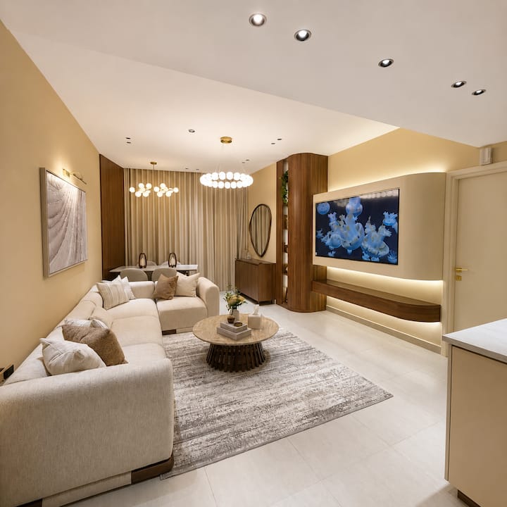 Oceanfront 1br Beachfront Modern Stay - Ajman