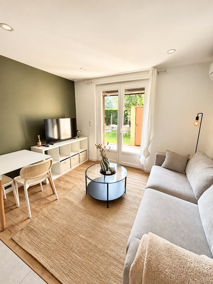 5. Charmant T2 + Jardin Terrasse + Clim - Alénya