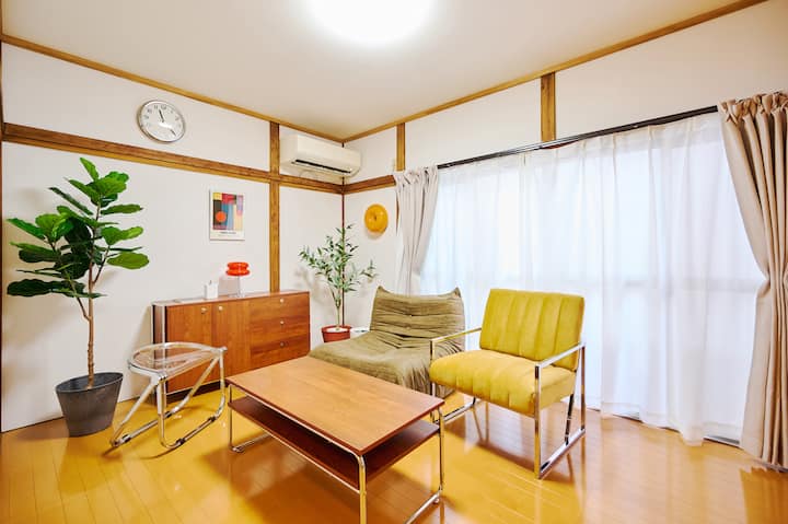 川越・都心へ好アクセスな新座の隠れ家｜長期滞在歓迎｜プロジェクター付 - Tokorozawa