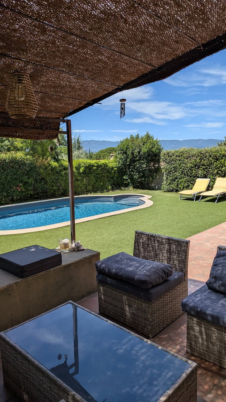 Maison Provençale Calme Avec Vue Luberon - Pertuis