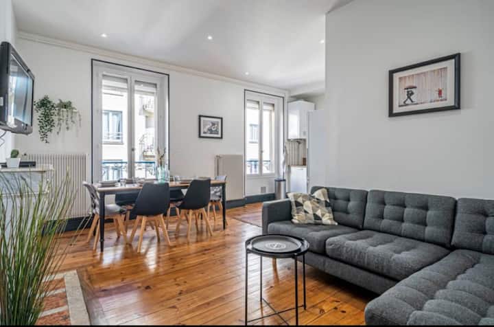 L'estampille 3 Chambres | Wifi | Gem | Gare - Grenoble