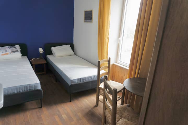 Chambre Privative Twin, Surf House & Mer - Guilvinec