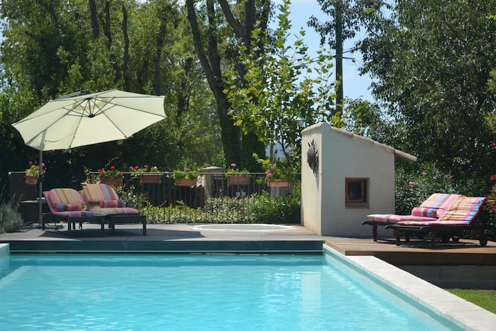 L'orangerie Piscine Partagée 24 Pers - Saint-Rémy-de-Provence