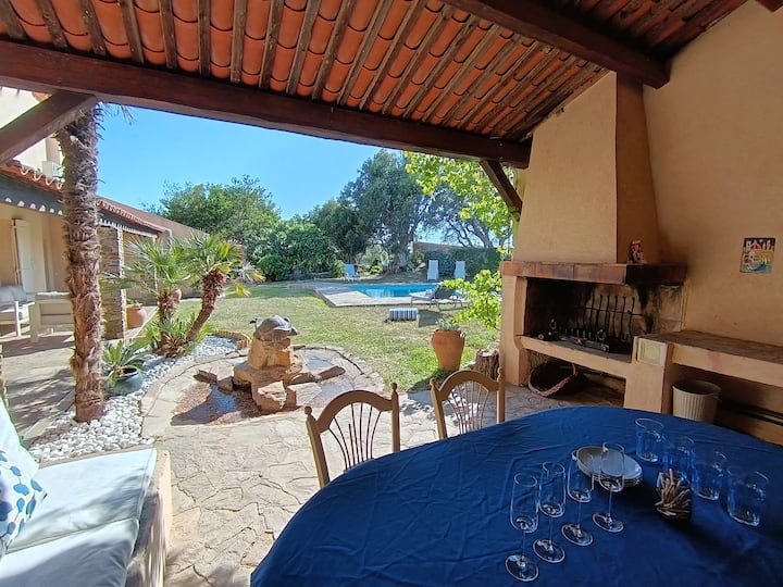 Villa Avec Vue Mer Panoramique, Piscine Partagée - Hyères
