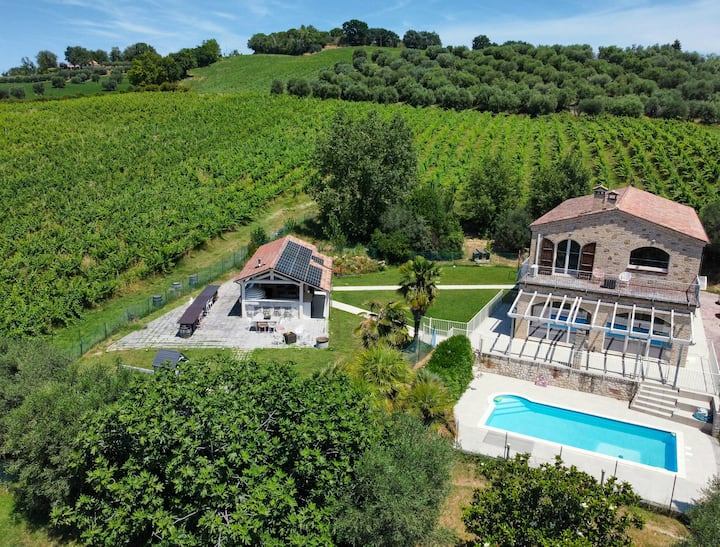 Villa Avec Piscine Dans Les Collines Des Marches - Senigallia