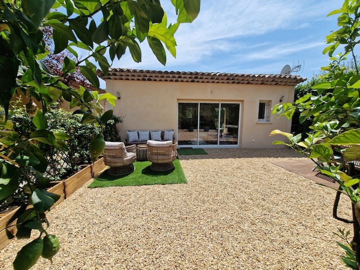 Opio, 20 Minutes De Cannes, Cottage Jardin Privé - Opio