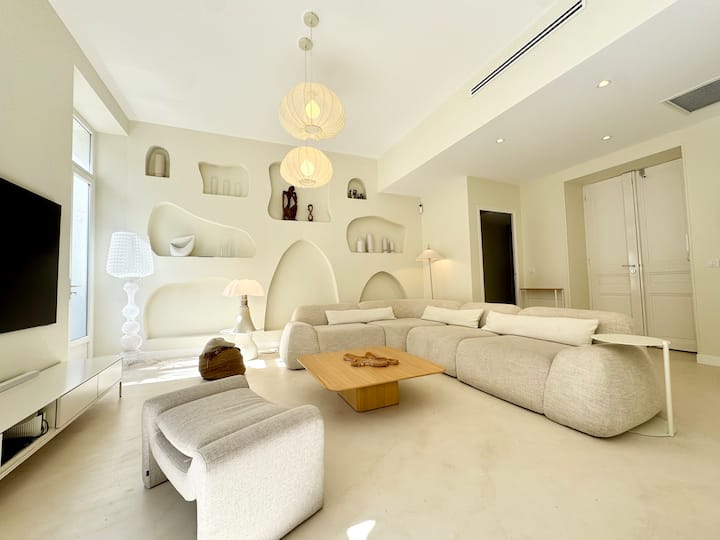 Villa Design Centre, Piscine Jardin, Plage à 5 Min - Cannes