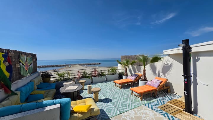 Carnon Plage Appartement Front De Mer Roof Top - Carnon