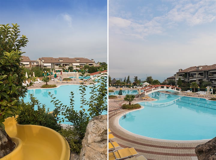 Confortevole Appartamento In Residence Con Piscine - Desenzano del Garda