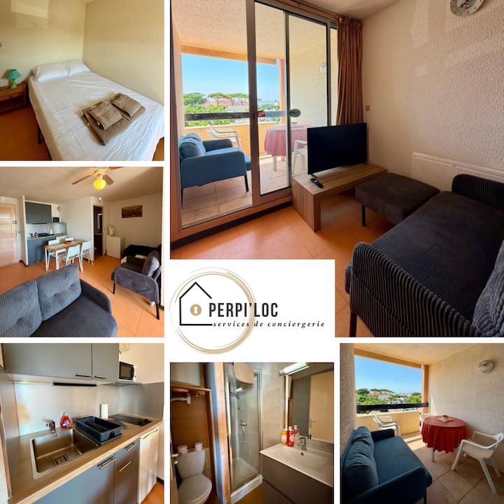 Appartement " Le Front De Mer" - Le Barcarès