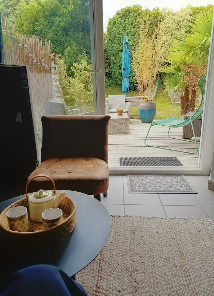 Maisonnette Avec Jardin Au Calme Près Des Plages - Guidel