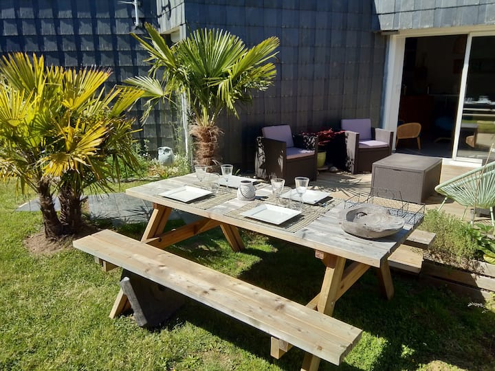 Maisonnette Avec Jardin Au Calme Près Des Plages - Guidel
