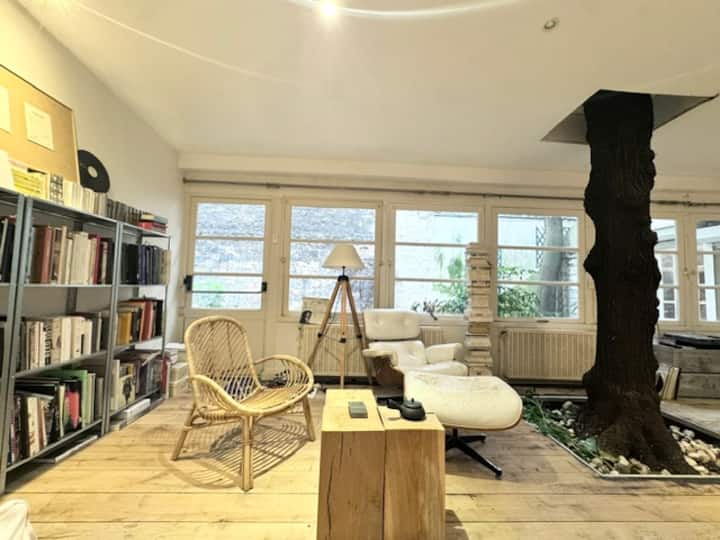 Maison Loft De 100 M² Avec Jardin à Paris - Paris