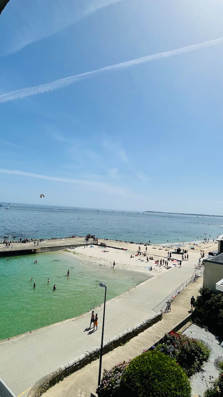 Appartement 2 Pièces Vue Mer Au Pied Des Plages - Larmor-Plage