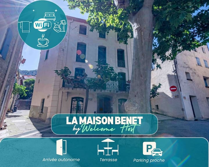 La Maison Benet, Calme Et Randonnée - Cucugnan