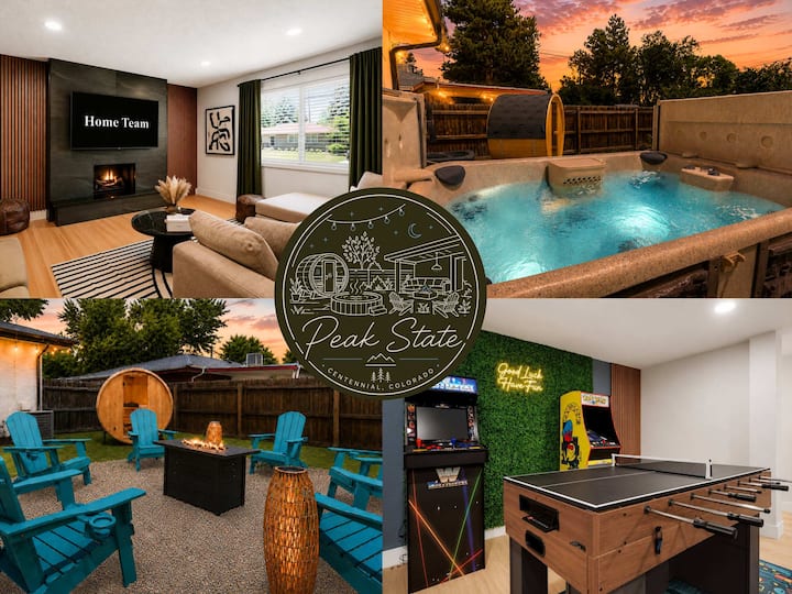 Peak State | Hot Tub, Sauna & Arcade - Littleton, CO