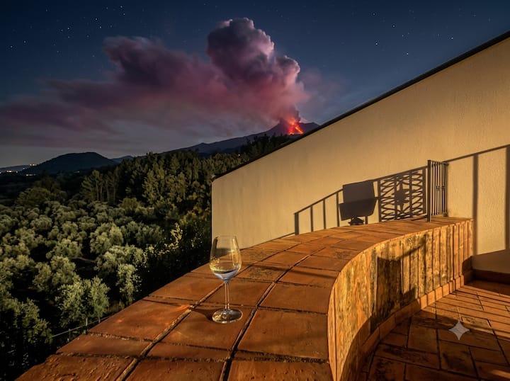 Etna 1928 Country House -Terrazza-wifi-panorama - Milo