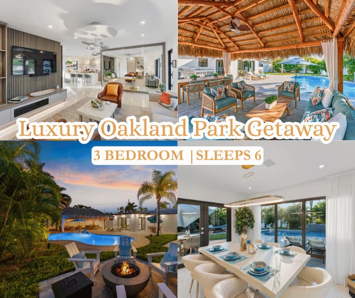 *New Luxury Oakland Park Getaway W Pool & Tiki Hut - Fort Lauderdale