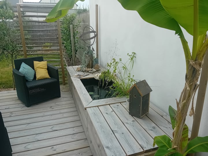 Maison Au Calme à 150 M Du Centre, Plage à Vélo - Étel