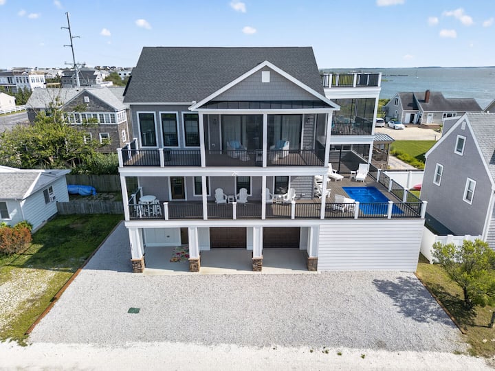 Private Pool Dewey Beach House Bay Views - Dewey Beach, DE
