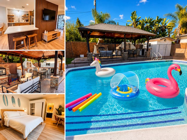 Vista Retreat | 5 Min To Disney, Heated Pool, Bbq - Santa Ana, CA