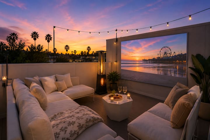 Luxury Ocean Park Retreat | Rooftop + Pool/bbq - Santa Monica, CA