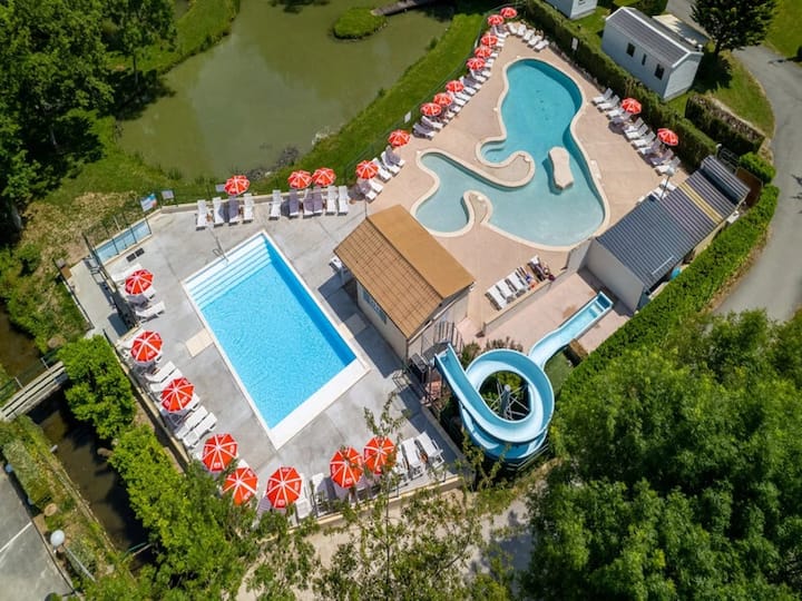 Zecamping 3* Mobil Home 36m² Piscine - Seine-et-Marne